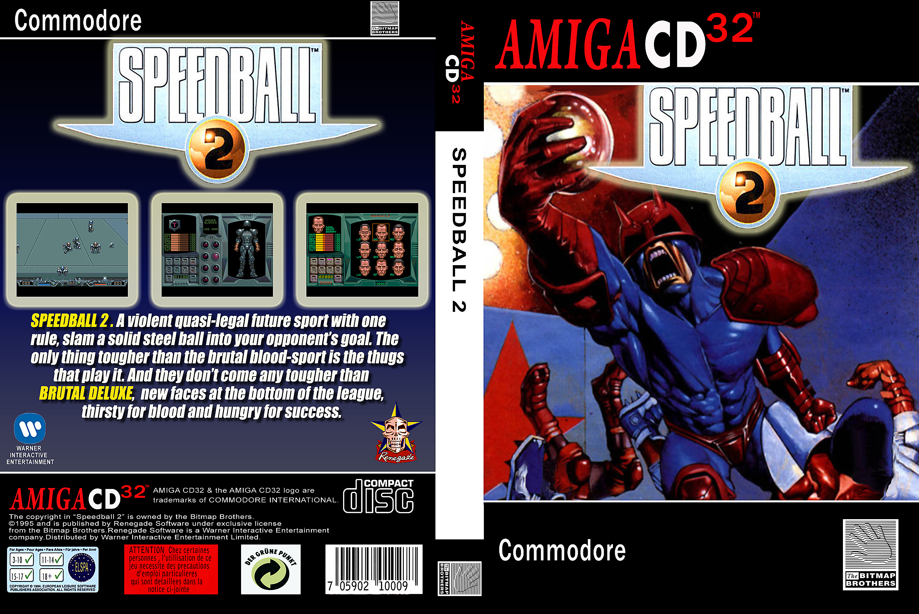 Commodore Amiga CD32 Game Covers Box Scans Box Art CD Labels Cart Labels